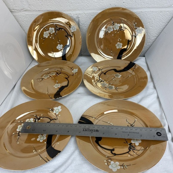 Takito | Dining | Lot 6 Takito Lusterware Cherry Blossoms Deasert ...